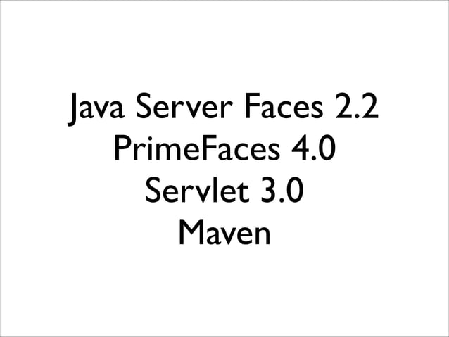 Java Server Faces | PPT