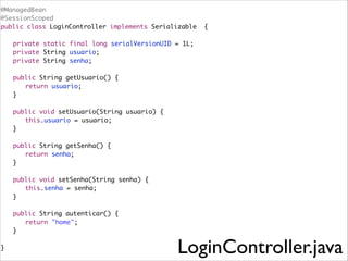 Java Server Faces | PPT
