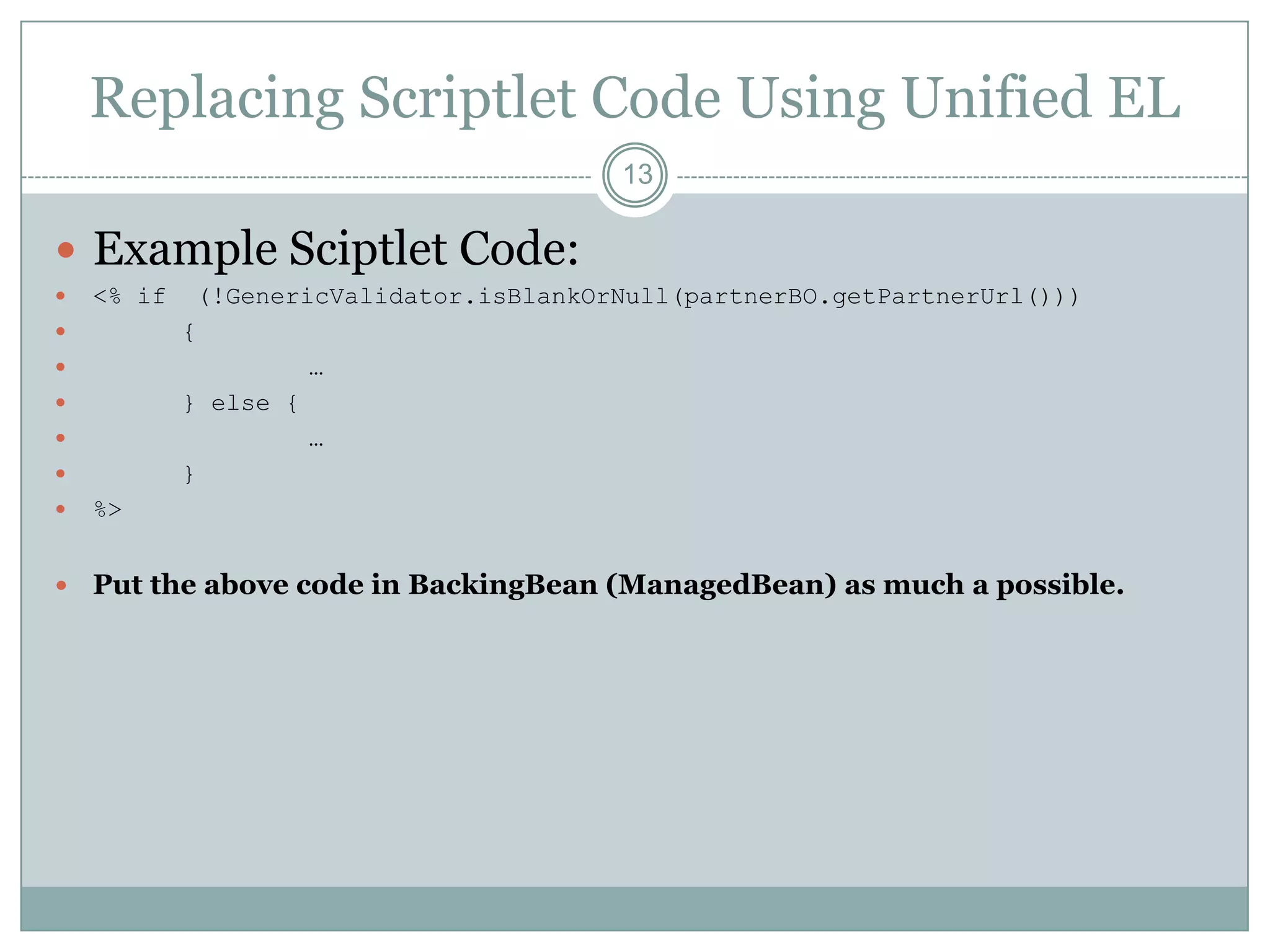 Migrating from JSF1 to JSF2 | PPTX