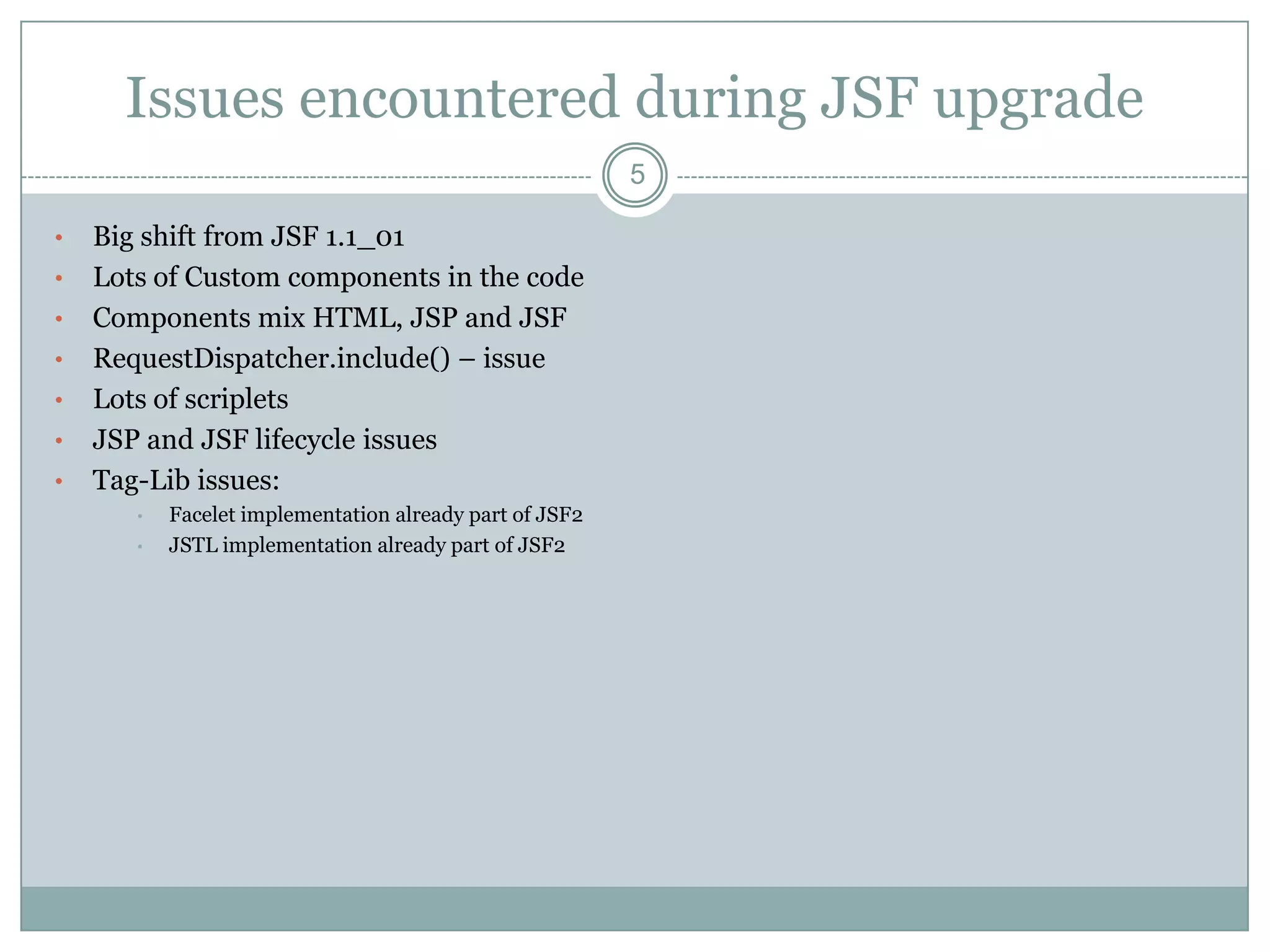 Migrating from JSF1 to JSF2 | PPTX