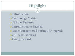 Migrating from JSF1 to JSF2 | PPTX