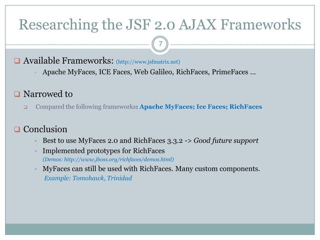 Migrating from JSF1 to JSF2 | PPTX