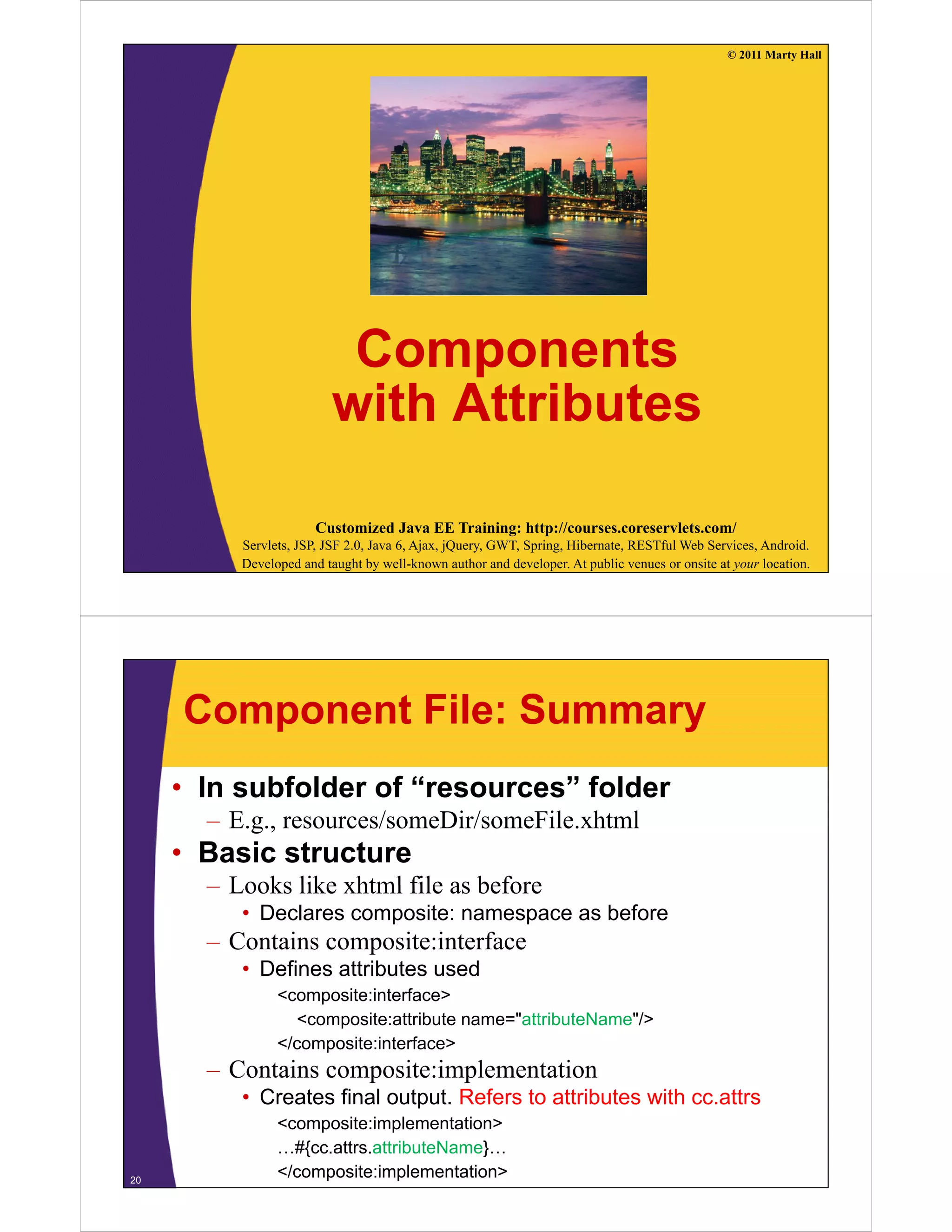 Jsf2 composite-components | PDF