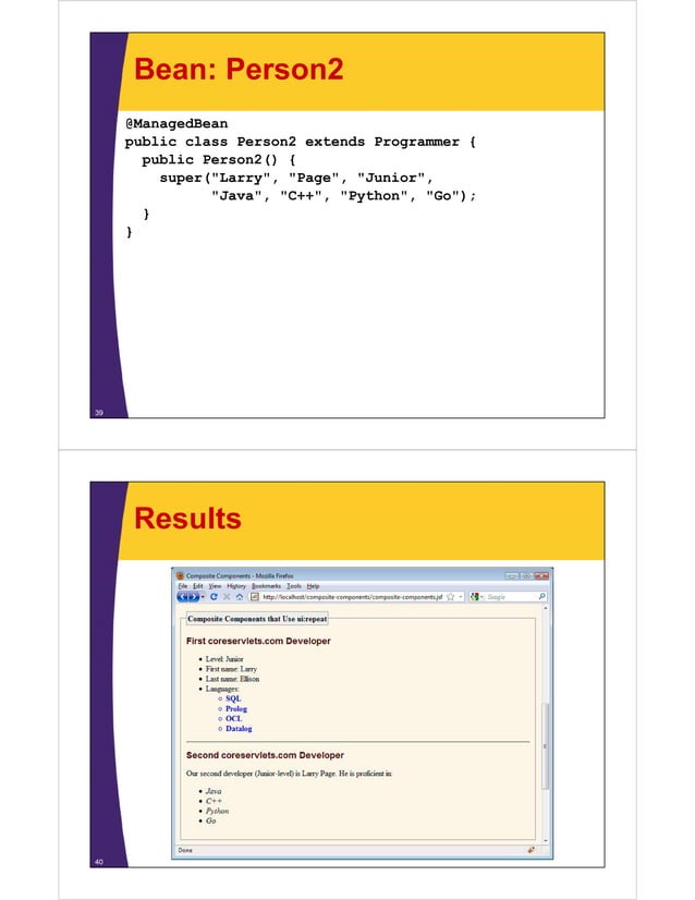 Jsf2 composite-components | PDF