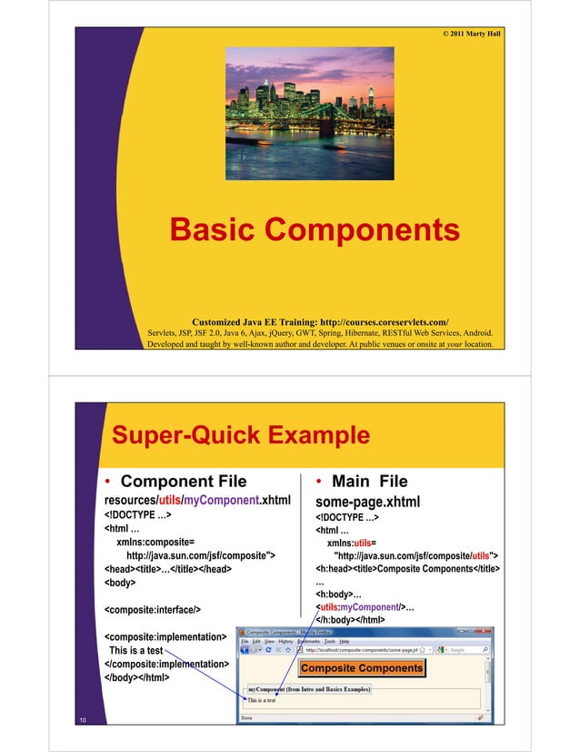 Jsf2 composite-components | PDF