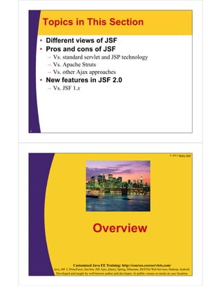 Jsf2 overview | PDF