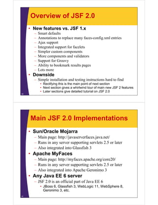 Jsf2 overview | PDF