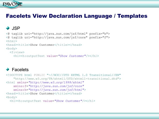 Neuerungen in JavaServer Faces 2.0 | PPT