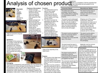 AS-Level Product Design Coursework | PPTX