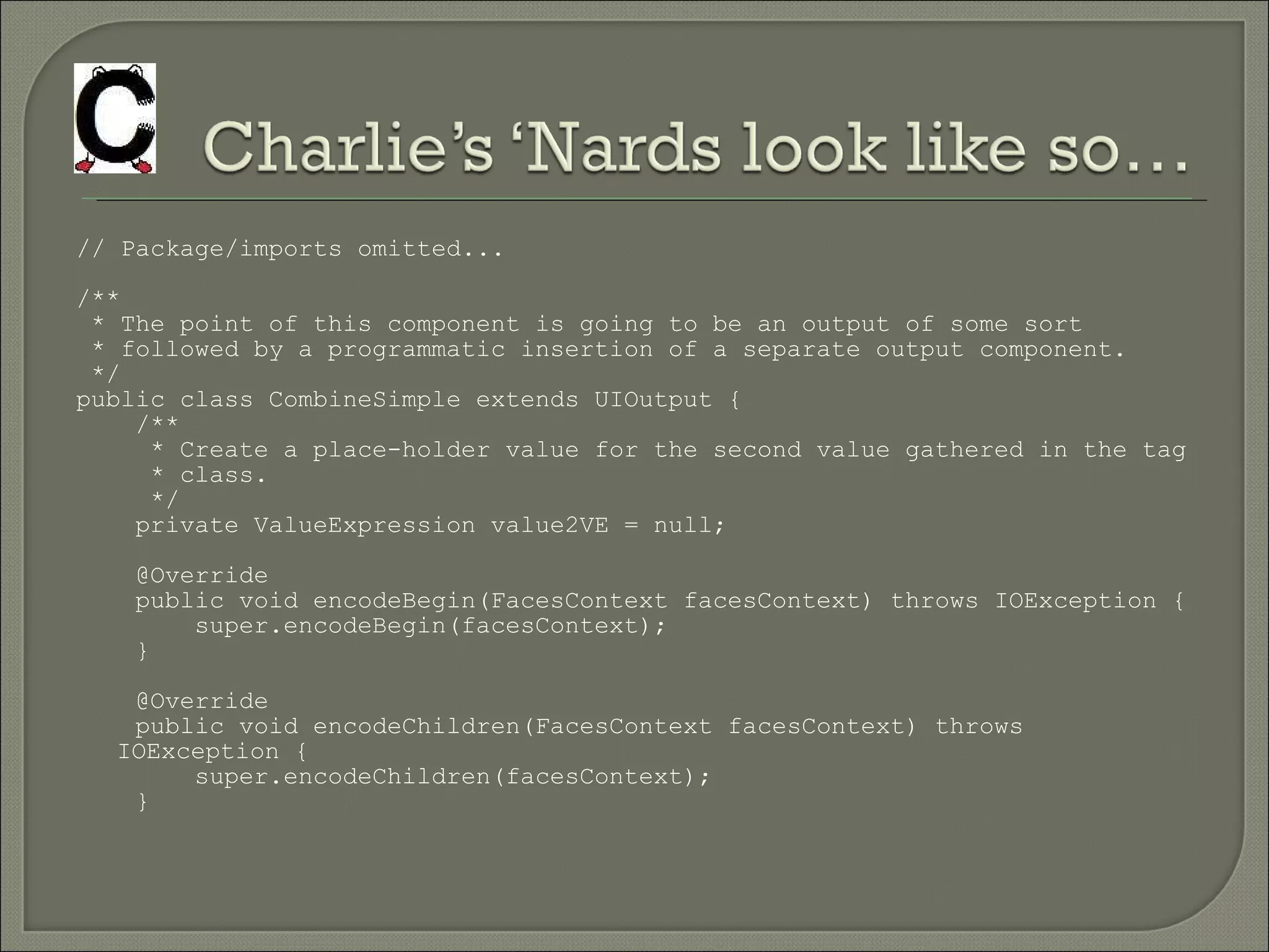 JSF Custom Components | PPT