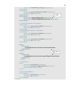 JSF, Facelets, Spring-JSF & Maven | PDF