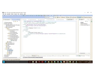 Jsf login logout project | PPTX
