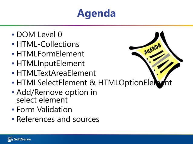 [SoftServe IT Academy] JavaScript Forms | PPTX