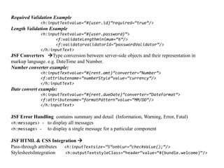 Jsf presentation | PPT
