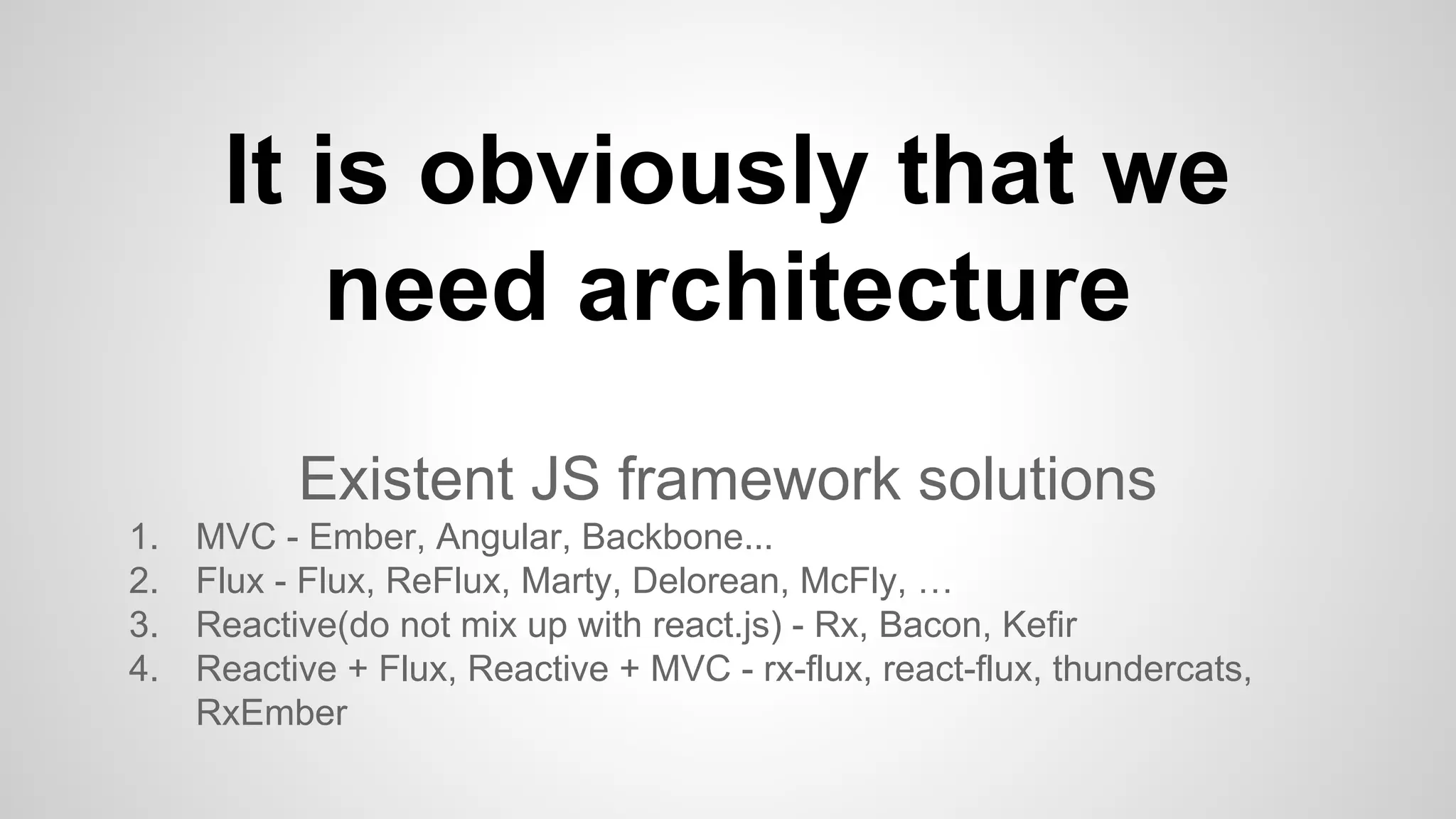 Javascript Framework Overview Ppt 
