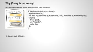 JavaScript framework overview | PPT