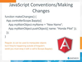 JavaScript Framework Smackdown | PPT