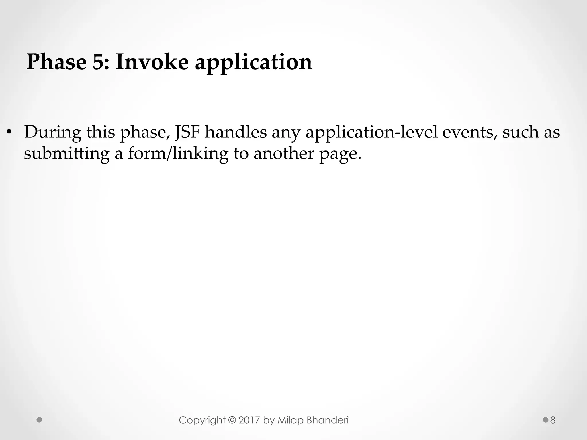 JSF Request Processing Lifecycle | PPT