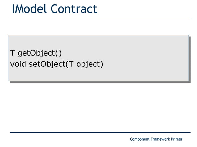 Component Framework Primer For Jsf Users Ppt 4558