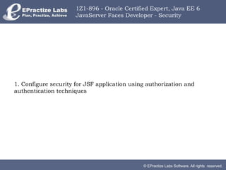 JSF Exam Objectives | PPTX