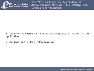JSF Exam Objectives | PPTX