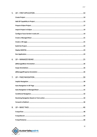 Jsf tutorial | PDF