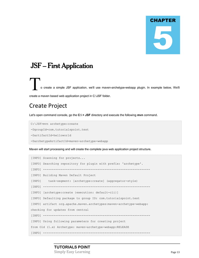 Jsf Tutorial Pdf 9748