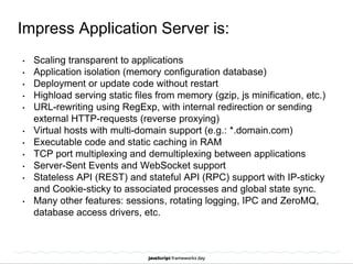 Rapid API development examples for Impress Application Server / Node.js ...