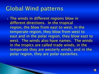 Jet Stream, Convection Currents & Global Winds | PPTX | Geography | Science