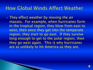 Jet Stream, Convection Currents & Global Winds | PPTX