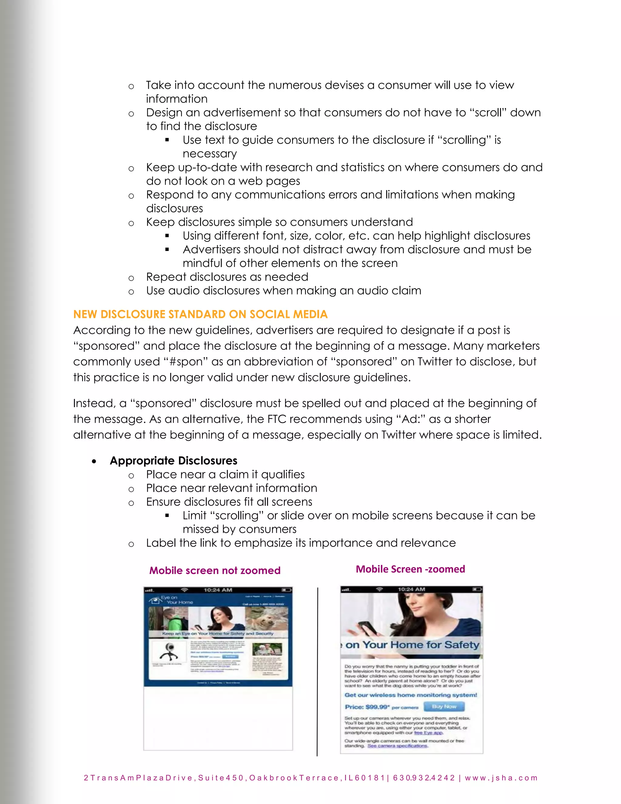 New FTC .com advertising disclosure guidelines | PDF