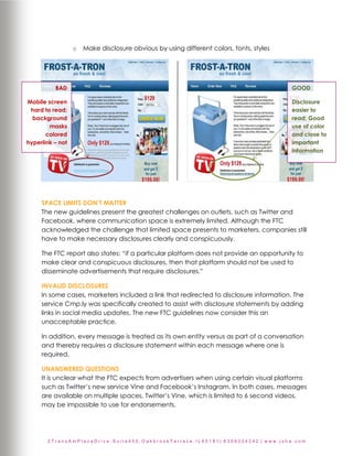 New FTC .com advertising disclosure guidelines | PDF