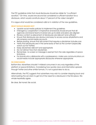 New FTC .com advertising disclosure guidelines | PDF