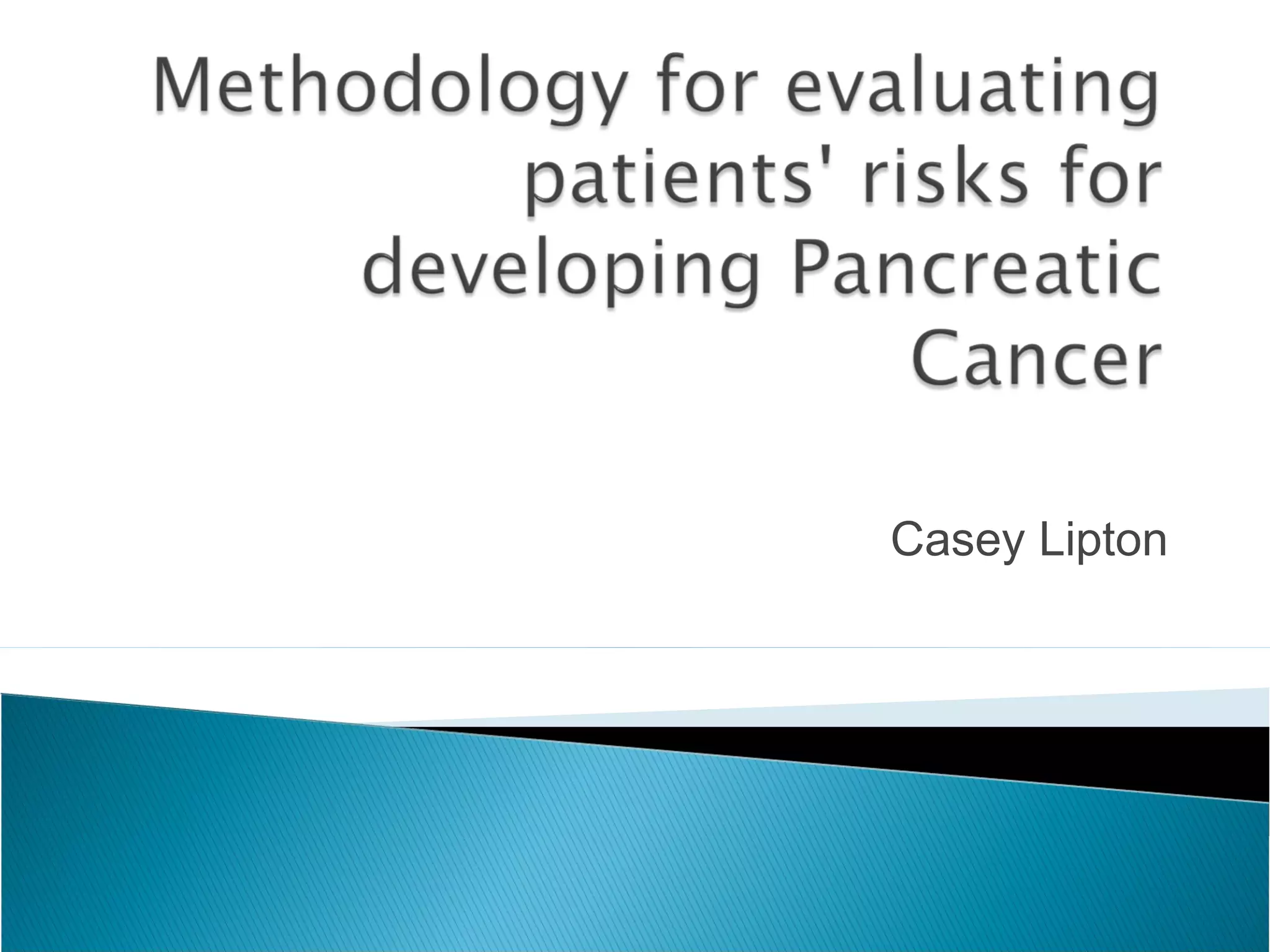 Pancreatic Cancer | PPT