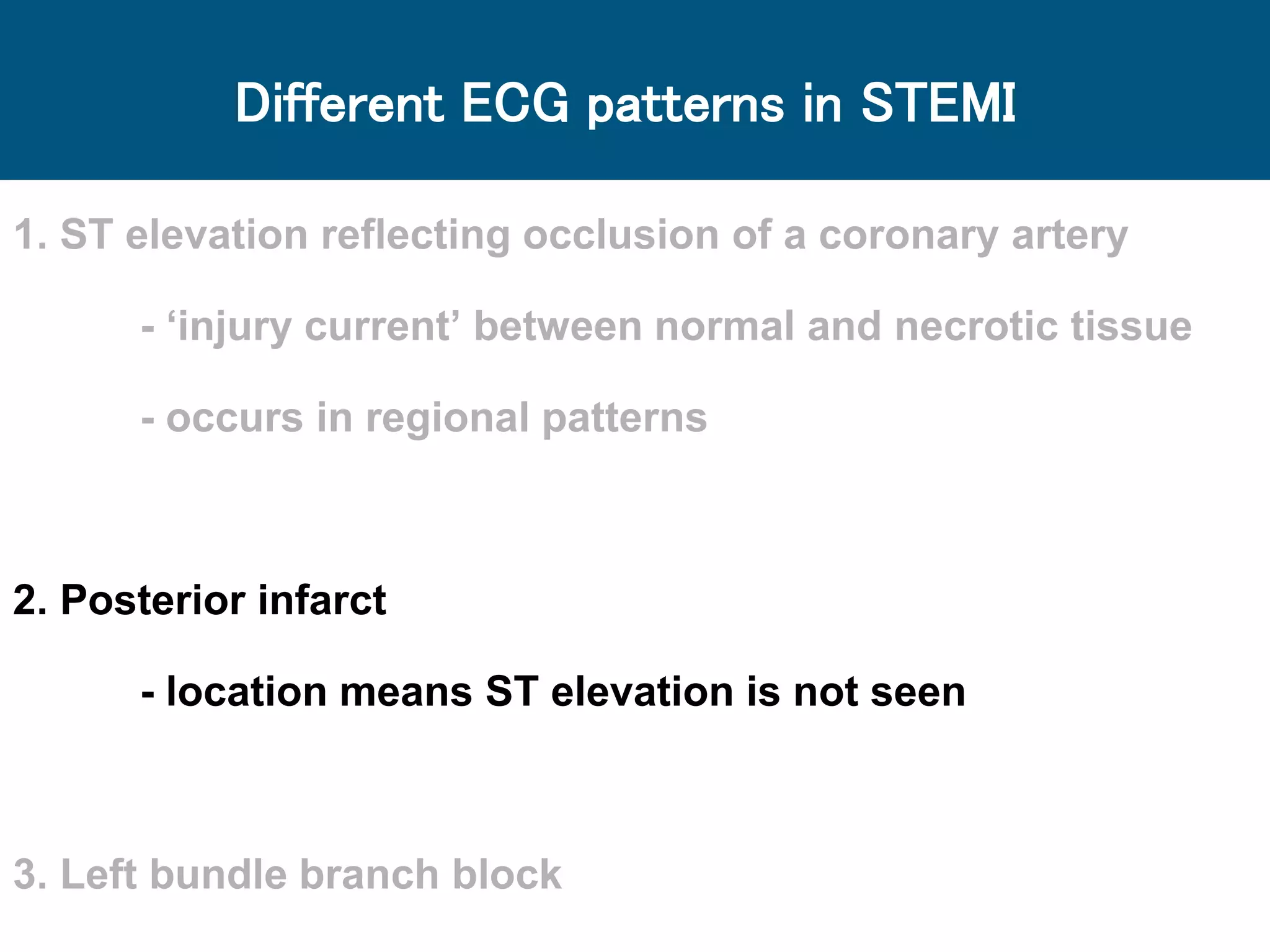 ECG interpretation in NSTEMI | PPTX