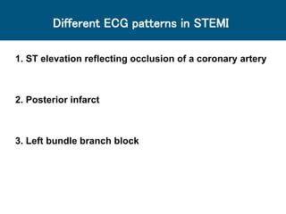 ECG interpretation in NSTEMI | PPTX