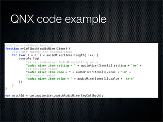 Js in Automotive - JS.everywhere(2013) | PDF