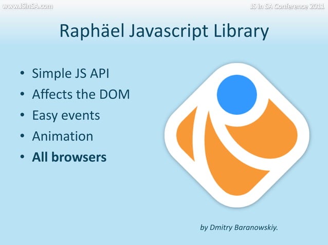 JSinSA - JS Visualisation APIs | PPT