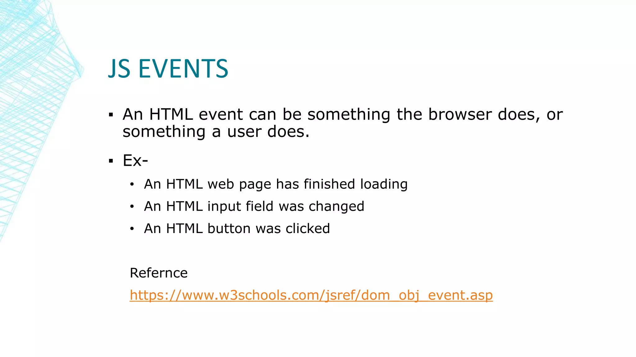 JavaScript Basics | PPTX