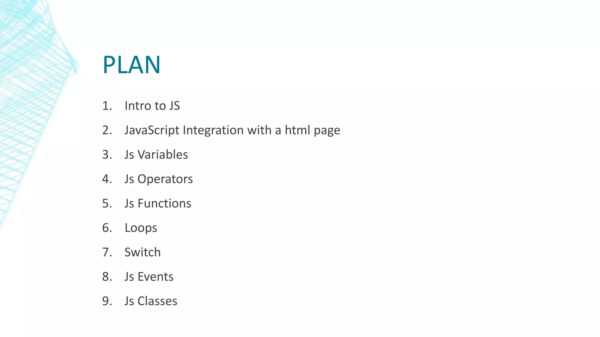 JavaScript Basics | PPTX