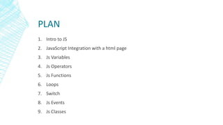 JavaScript Basics | PPTX