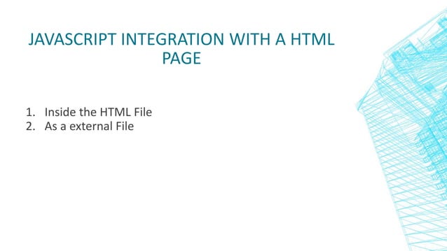 JavaScript Basics | PPTX