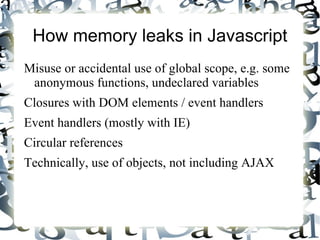 JavaScript Leaks | ODP | Web Development | Internet