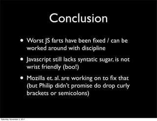 Javascript - How to avoid the bad parts | PPT