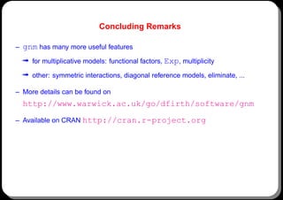Multiplicative Interaction Models in R | PDF