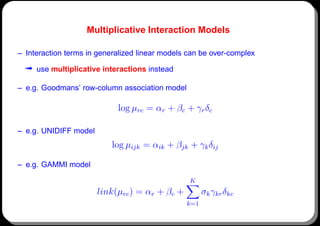 Multiplicative Interaction Models in R | PDF