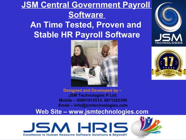 JSM Central Government Payroll Software as per VI and VII Pay ...
