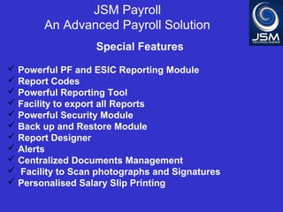JSM Central Government Payroll Software as per VI and VII Pay ...