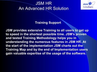JSM HR Software Presentation | PPT