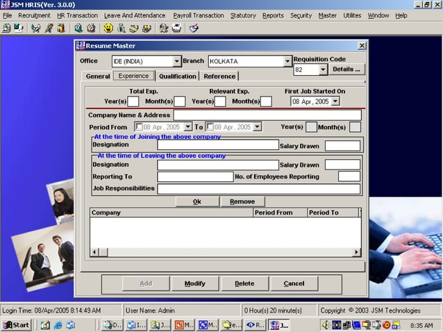JSM HR Software Presentation | PPT